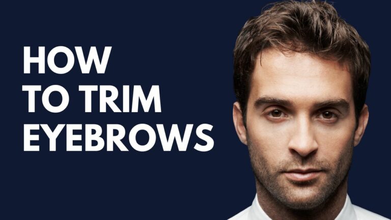 How to Trim Eyebrows for Men: A Step-by-Step Guide - MEN REFINERY